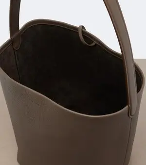 THE ROW N/s Park Medium Leather Tote Bag