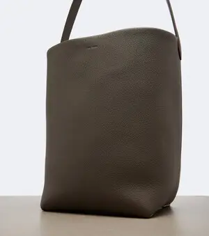 THE ROW N/s Park Medium Leather Tote Bag
