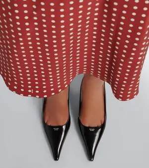 Prada Leather Slingback Pumps