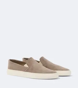 COMMON PROJECTS Suede Slip-on Shoes - Grey