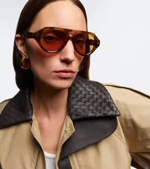 Bottega Veneta Aviator Sunglasses