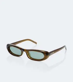 Saint Laurent Sl 557 Shade Plump Rectangular Sunglasses