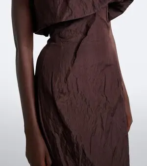 Magda Butrym Cotton And Silk Corset Dress
