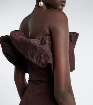 Magda Butrym Cotton And Silk Corset Dress