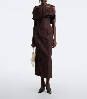 Magda Butrym Cotton And Silk Corset Dress