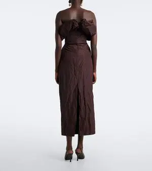Magda Butrym Cotton And Silk Corset Dress