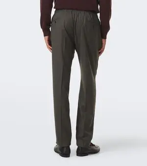 Rubinacci Virgin Wool Straight Pants