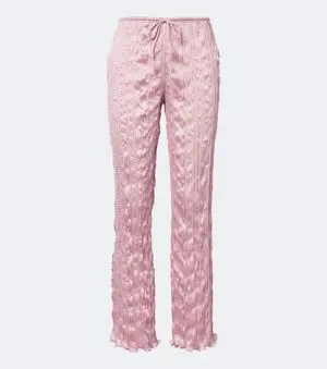 Posse Esme Satin Straight Pants
