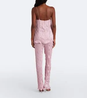 Posse Esme Satin Straight Pants