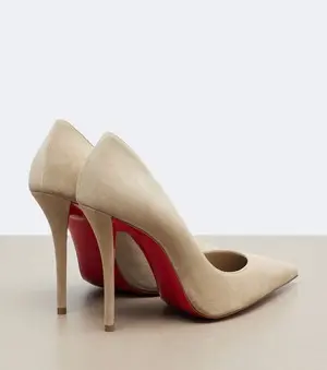 CHRISTIAN LOUBOUTIN Miss Z Suede Pumps