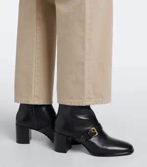 Prada Leather Ankle Boots