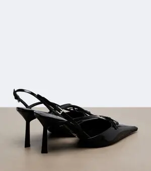 Prada Leather Slingback Pumps