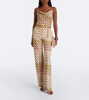 Missoni Lame Wide-leg Pants