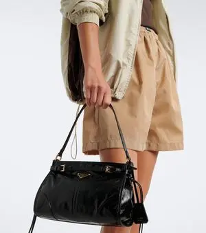Prada Bonnie Small Leather Shoulder Bag