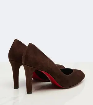 CHRISTIAN LOUBOUTIN Suede Pointed Toe Pumps