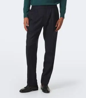 Rubinacci Virgin Wool Straight Pants