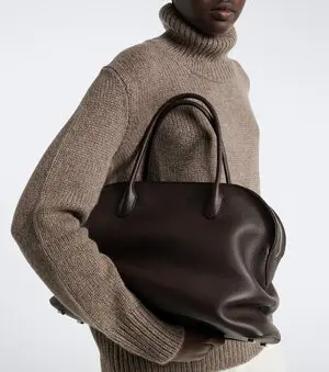 THE ROW Agnes 12 Leather Tote Bag