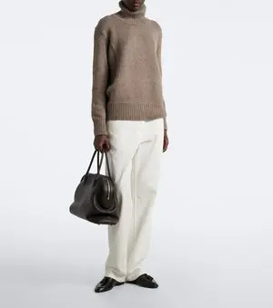 THE ROW Agnes 12 Leather Tote Bag