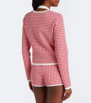 Posse Micah Gingham Cardigan