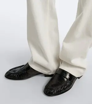 THE ROW Soft Leather Loafers