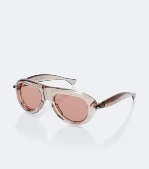 Bottega Veneta Sardine Aviator Sunglasses