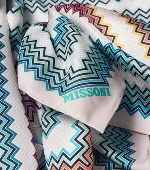 Missoni Zigzag Silk Twill Scarf
