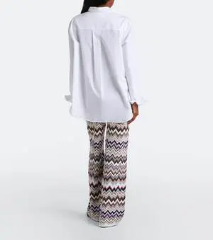 Missoni Zigzag Knitted Wide-leg Pants