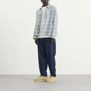 Universal Works Wool Herringbone Pleated Track Pant