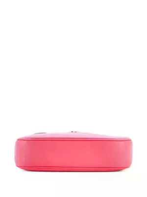 Gucci Aphrodite Zip Shoulder Bag In Leather - Pink