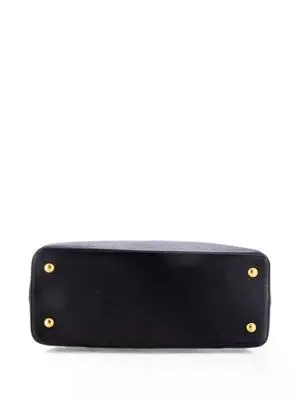 LOUIS VUITTON Capucines Bag Leather Mm Satchel