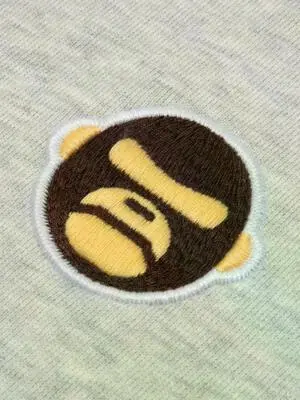 AAPE BY *A BATHING APE Aaper Moonface Logo Crew Neck Sweatshirt