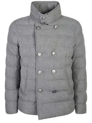 Herno Double-breasted Jacket - Grey