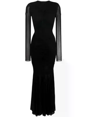 Philosophy Di Lorenzo Serafini Ruched Cut-out Maxi Dress