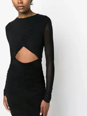 Philosophy Di Lorenzo Serafini Ruched Cut-out Maxi Dress