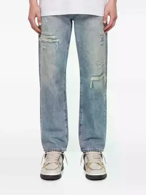 LEVI'S 568 Distressed-effect Straight-leg Jeans