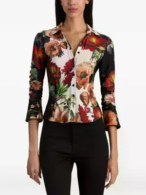 Alice + Olivia Freya Floral-print Shirt