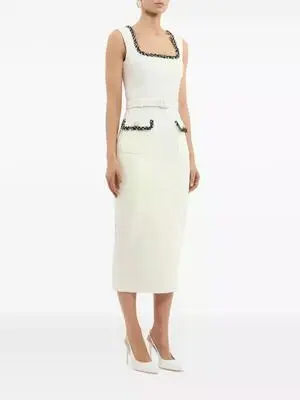 Rebecca Vallance Jacquie Midi Dress - Neutrals