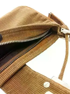 Fendi 2000-2010 Corduroy Shoulder Bag