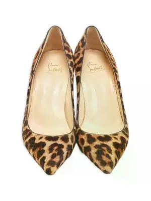 CHRISTIAN LOUBOUTIN Leopard-print Calf-hair Stiletto Pumps