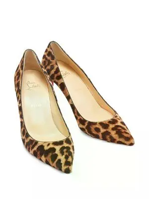 CHRISTIAN LOUBOUTIN Leopard-print Calf-hair Stiletto Pumps