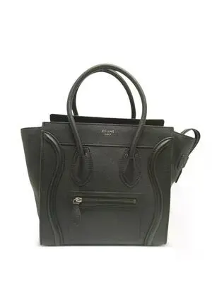 Celine Luggage Tote Bag - Black