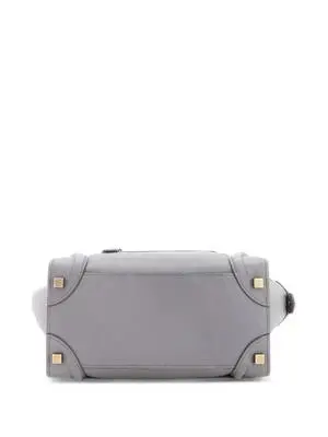Celine Luggage Bag Grainy Leather Micro Tote Bag