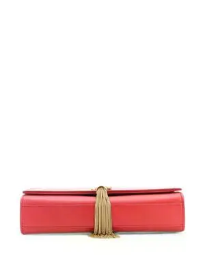Saint Laurent Classic Monogram Tassel Leather Medium Crossbody Bag