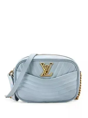 LOUIS VUITTON New Wave Camera Bag Quilted Leather Crossbody Bag - Blue
