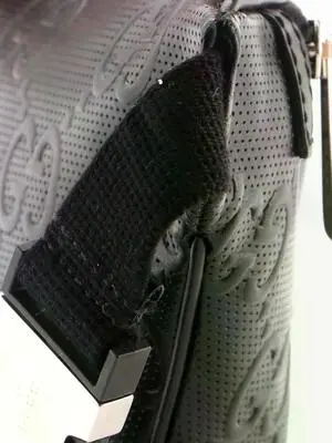 Gucci Gg Embossed Perforated Leather Belt Bag
