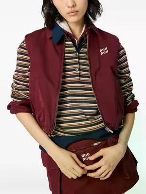 Miu Miu Logo-embroidered Shirt