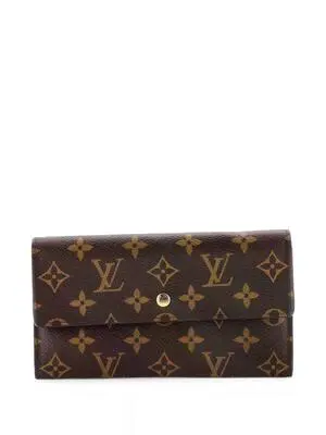 LOUIS VUITTON Porte Tresor International Wallet Monogram Canvas Small Wallets - Brown
