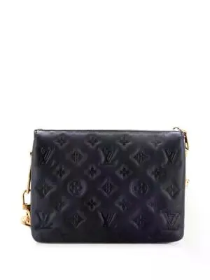 LOUIS VUITTON Coussin Bag Monogram Embossed Lambskin Bb Crossbody Bag