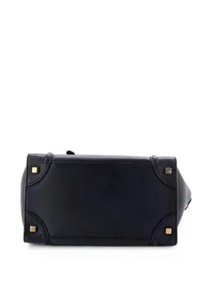 Celine Luggage Bag Smooth Leather Mini Tote Bag