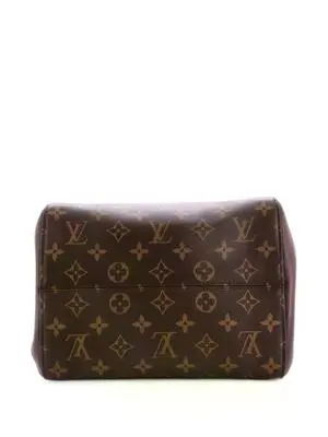 LOUIS VUITTON Fold Monogram Canvas And Leather Mm Tote Bag - Black